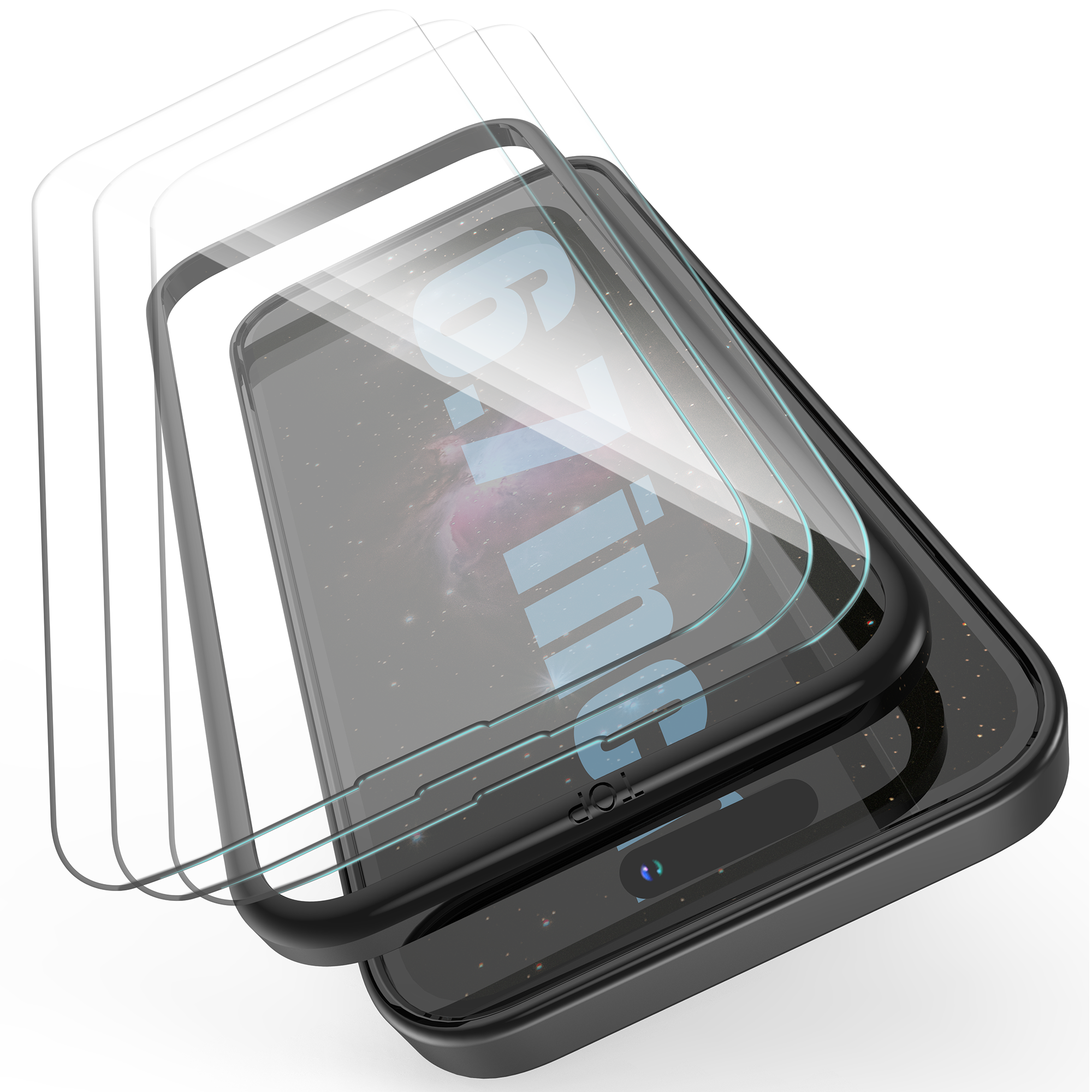 SURPHY 3 Pack Compatible with iPhone 14 Pro Max Screen Protector (6.7 ...